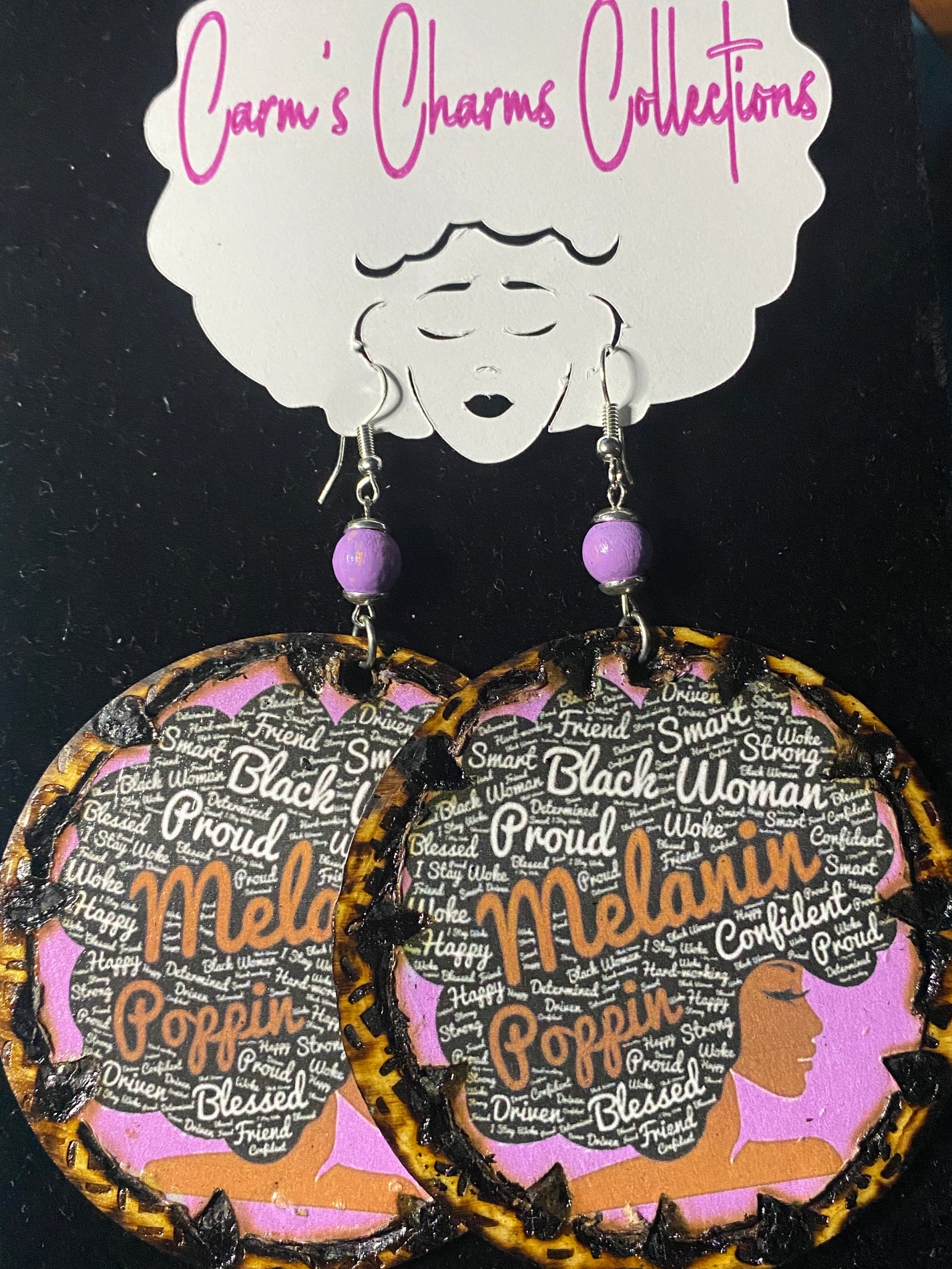 Melanin Poppin" – Carms Charms Collections